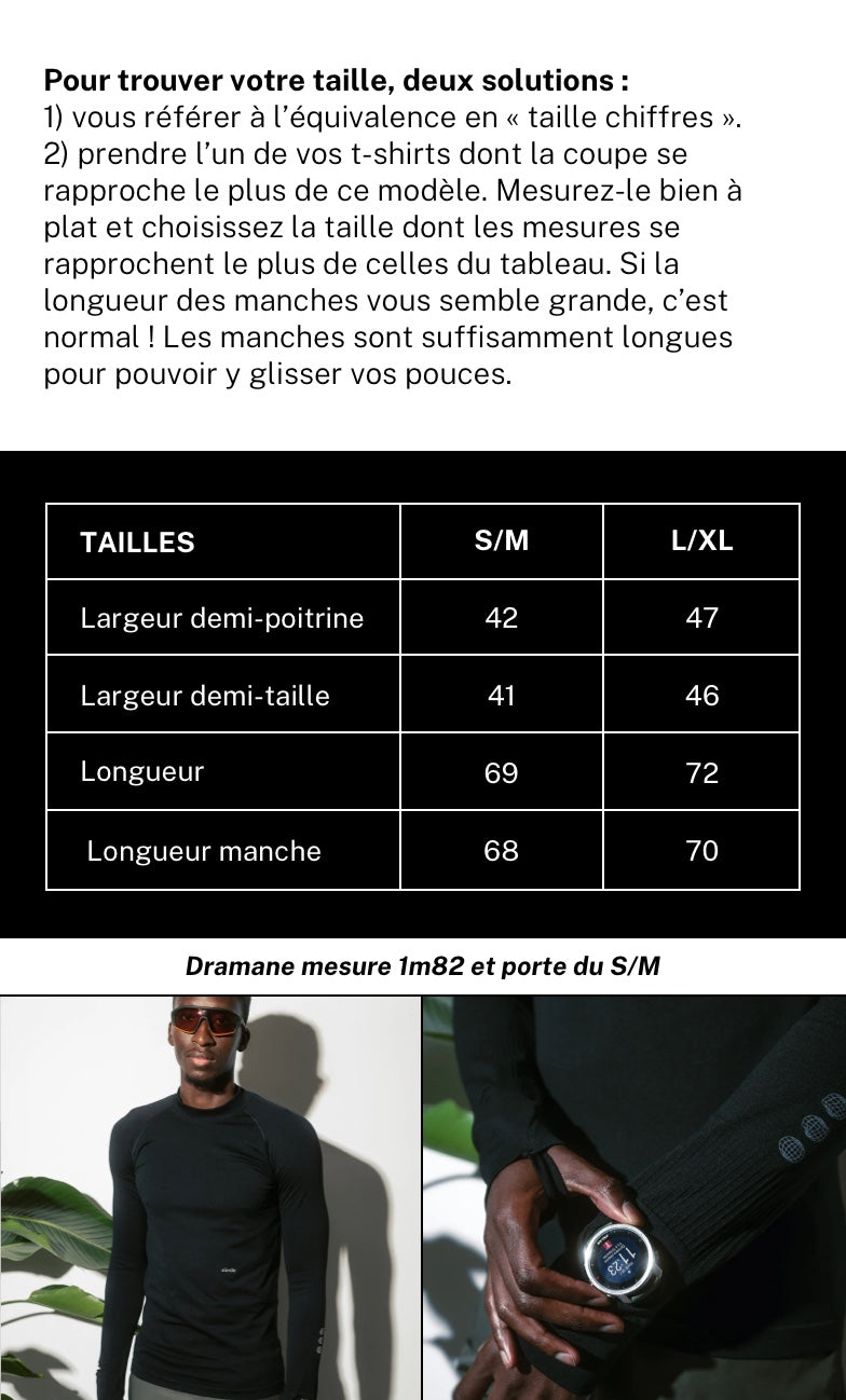 Haut manche longue running seconde peau | Circle – Circle Sportswear